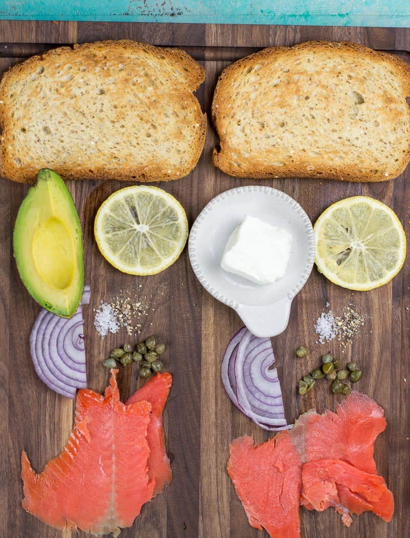Smoked Salmon Toast - It Starts With Good Food