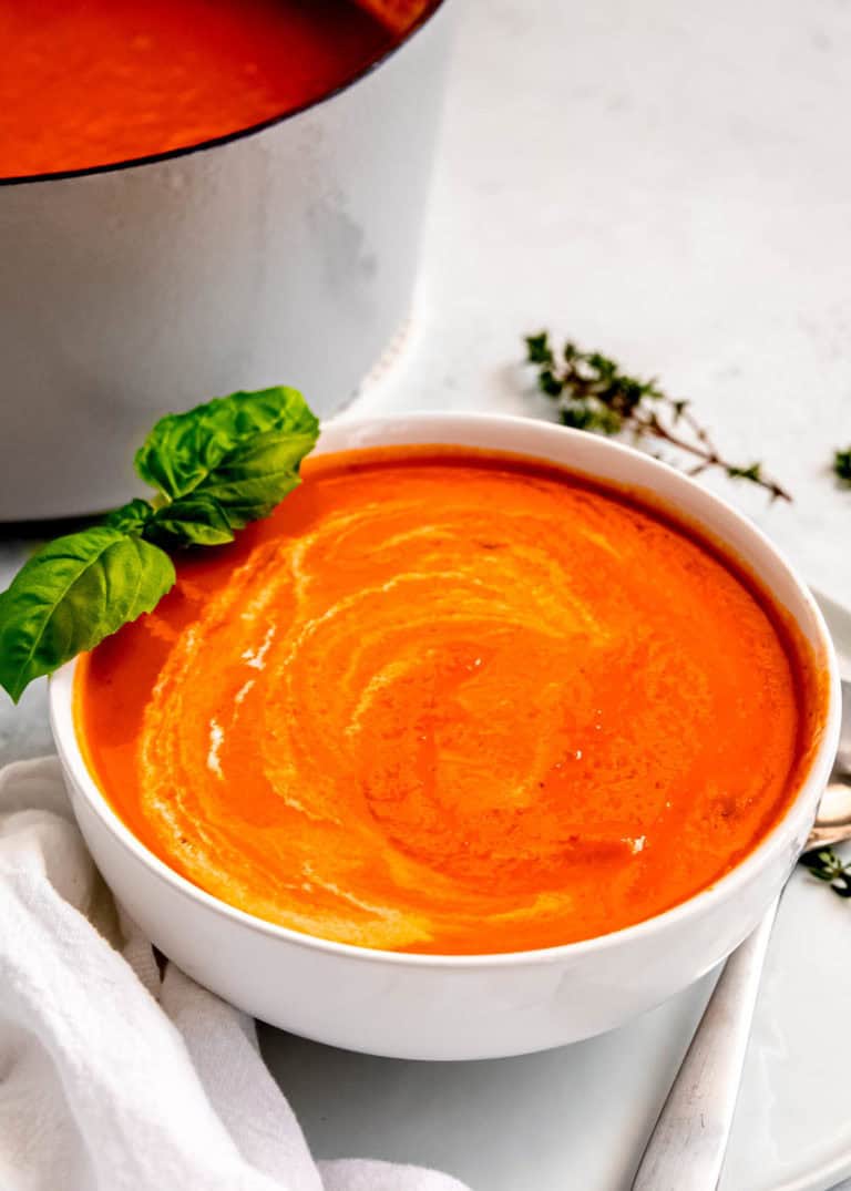 Roasted Red Pepper Soup - It Starts With Good Food