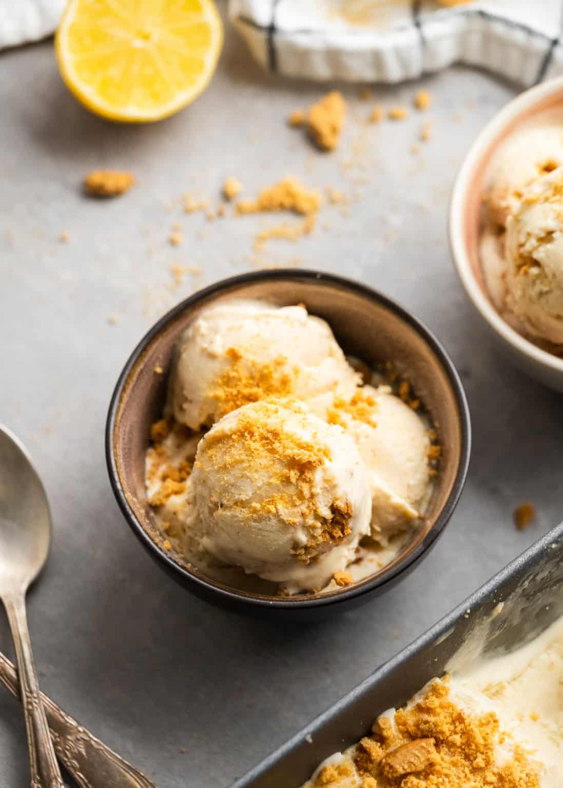 Lemon Ice Cream - It Starts With Good Food