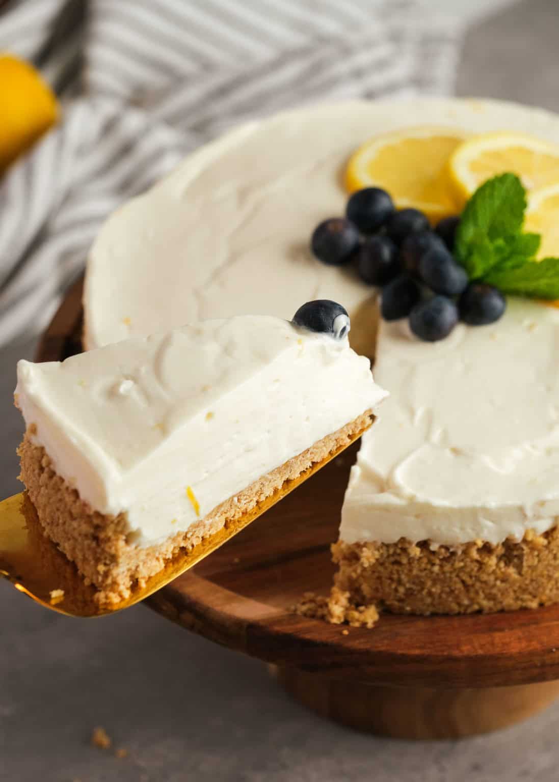 Easy Lemon Cheesecake Recipe - It Starts With Good Food