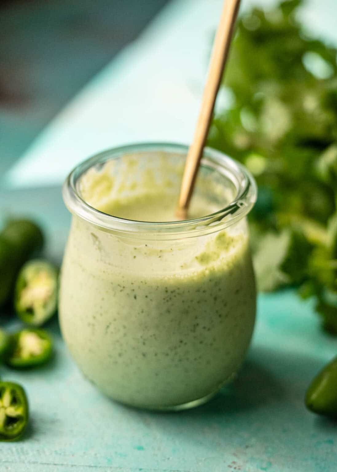 Creamy Jalapeno Ranch Dressing - It Starts With Good Food